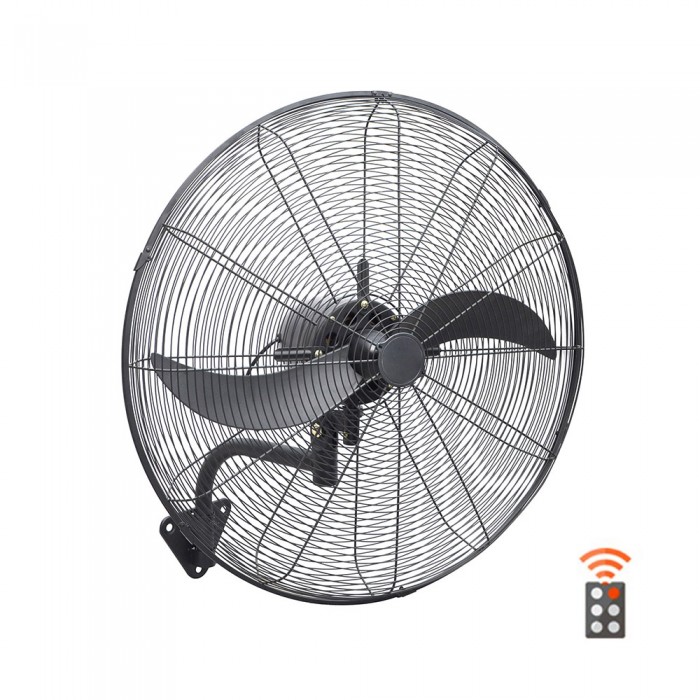 Telemax FW-65 Ανεμιστήρας Επιτοίχιος με Τηλεχειριστήριο | euragora.gr