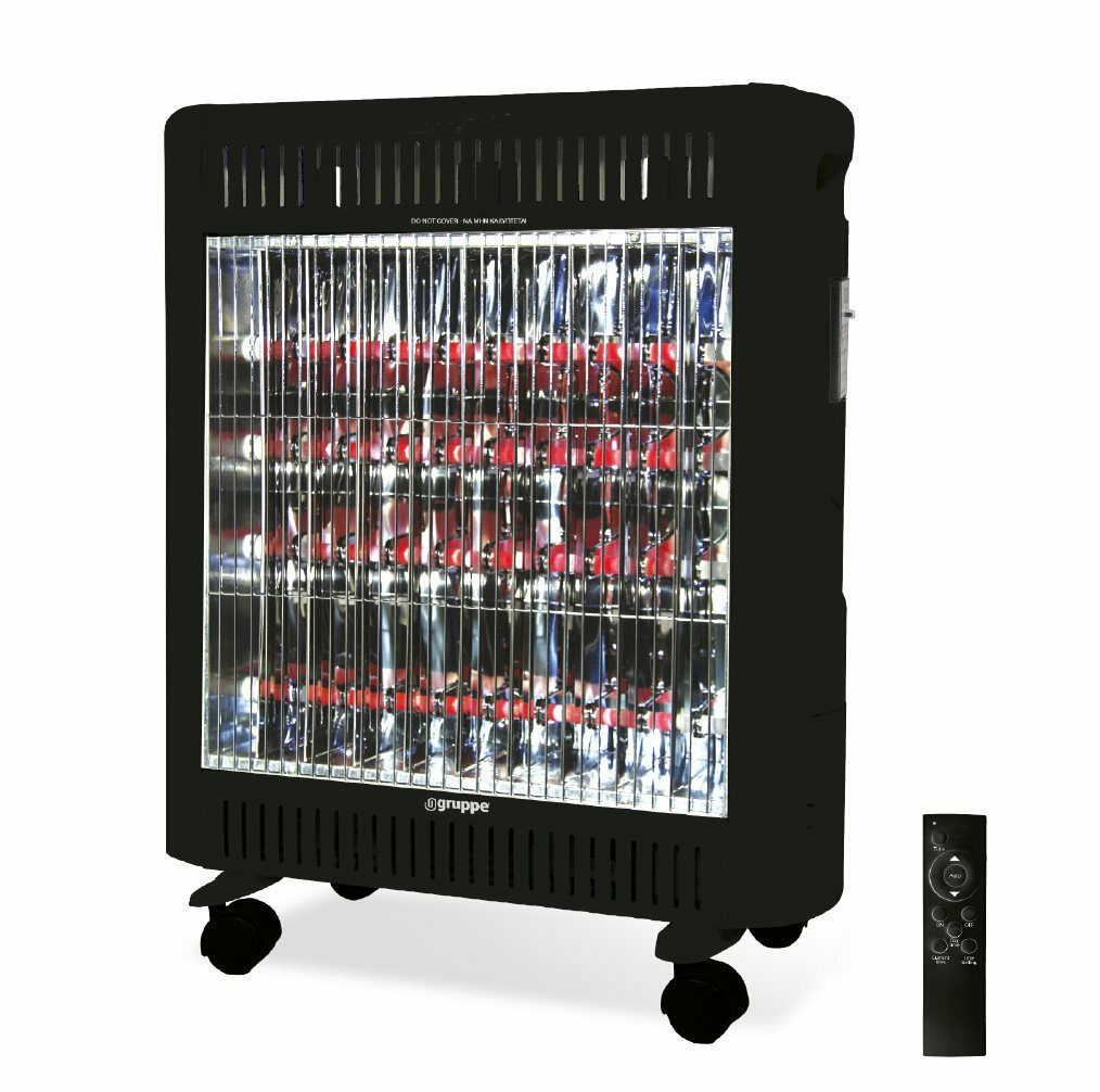 Gruppe NDS-24A Σόμπα Χαλαζία 2400W Black - euragora.gr