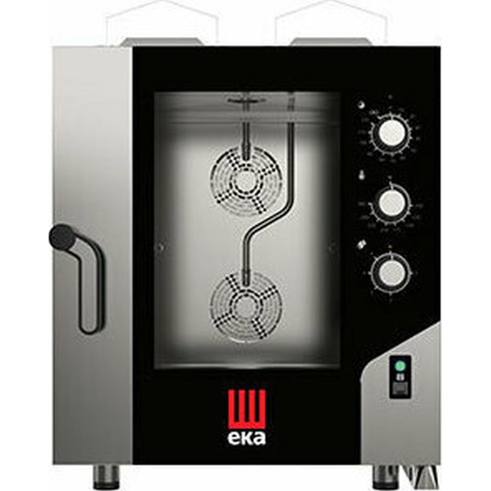 EKA MKF 711 G S Φούρνος Υγραερίου 13.5kW με Ατμό Χωρητικότητας 7 GN1/1 ...